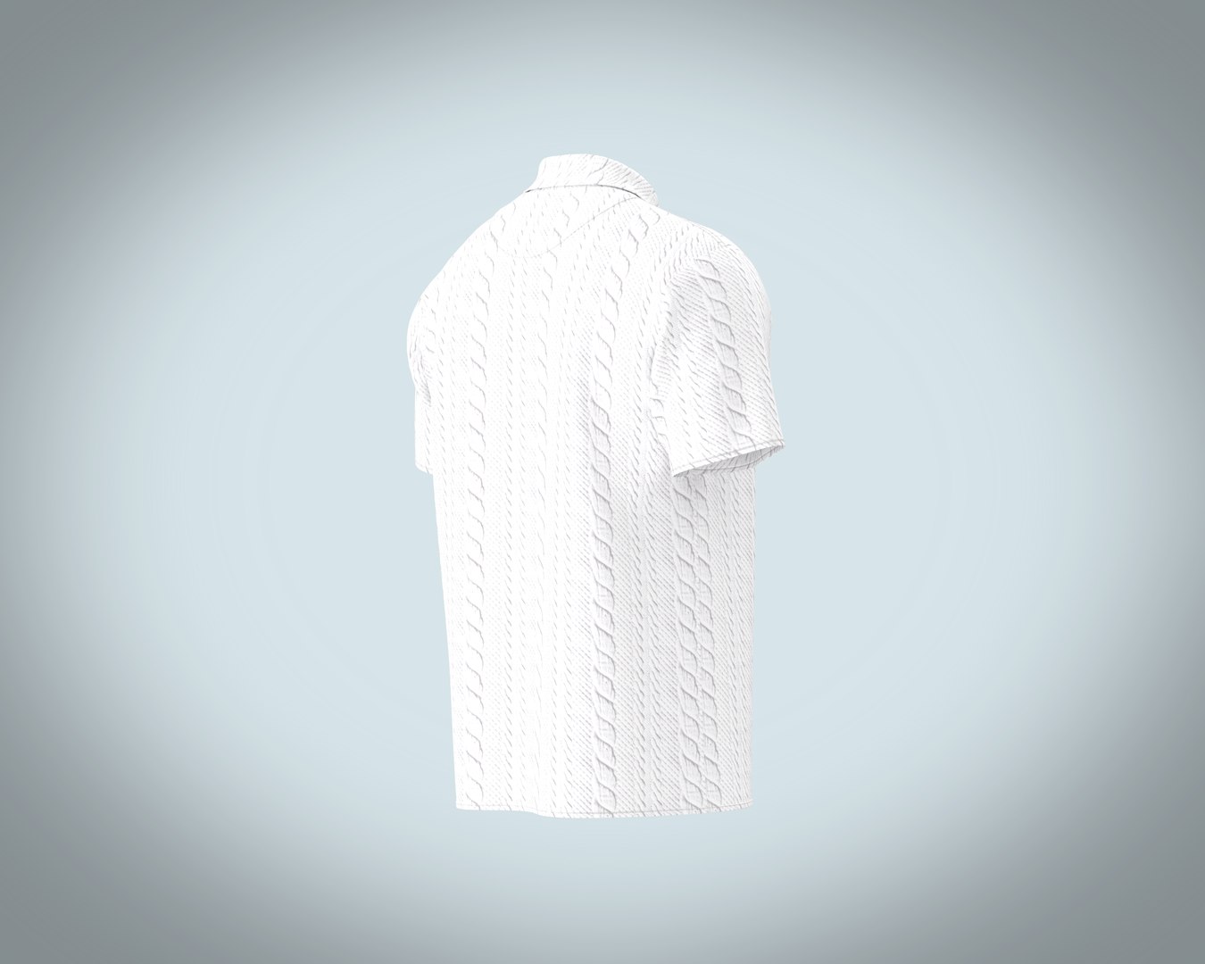 3D Mens Texture Fabric Polo Shirt With Latter Graphics - TurboSquid 2324090