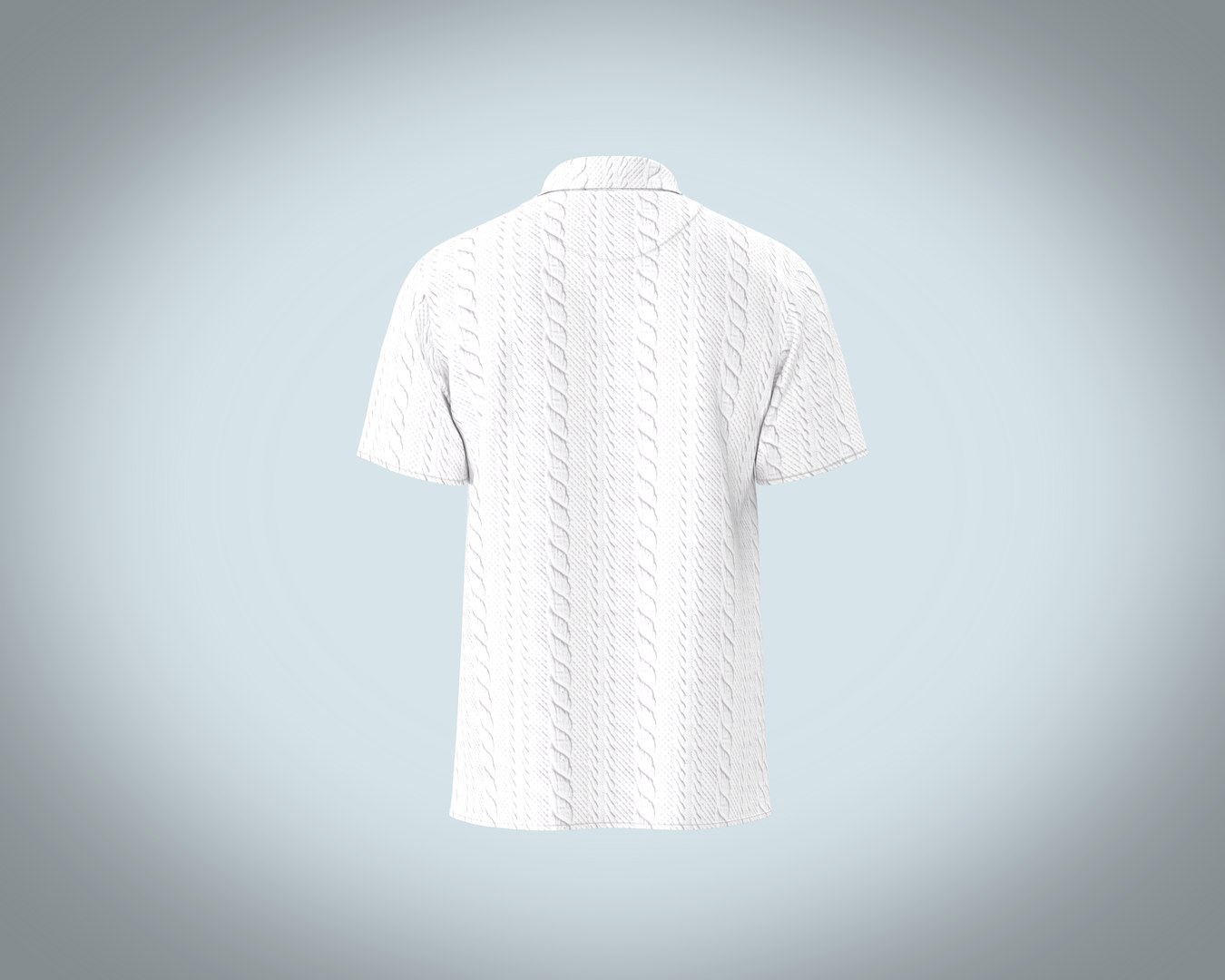 3D Mens Texture Fabric Polo Shirt With Latter Graphics - TurboSquid 2324090