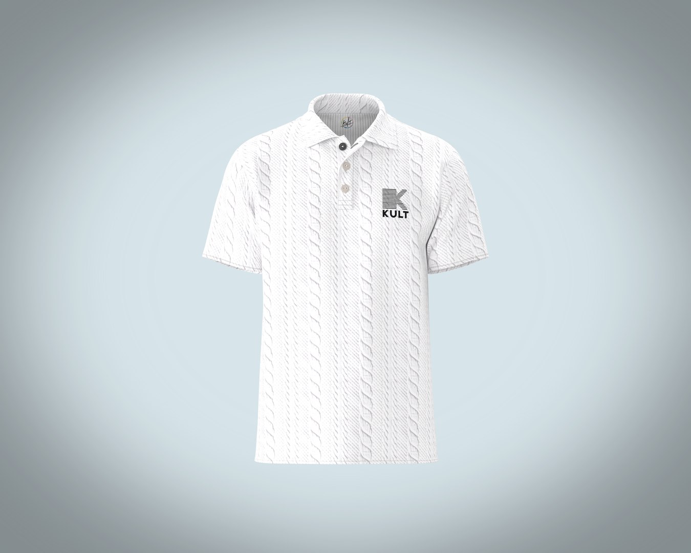 3D Mens Texture Fabric Polo Shirt With Latter Graphics - TurboSquid 2324090