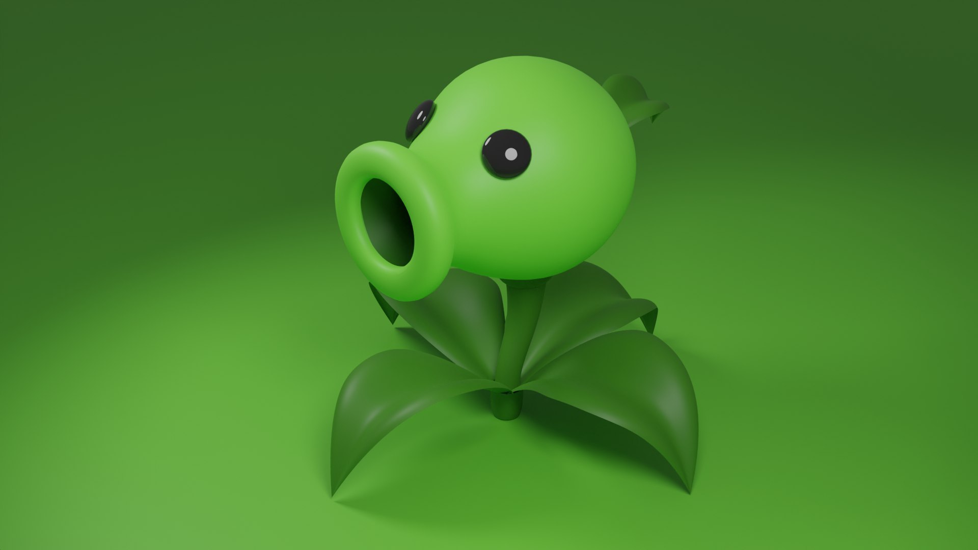 3D Peashooter1 - TurboSquid 2072584
