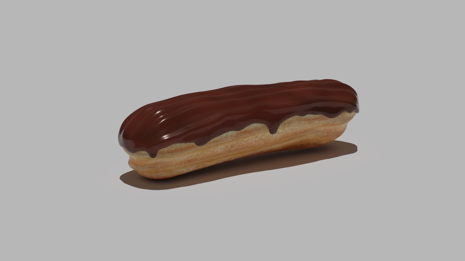 3D Eclair Model - TurboSquid 1666145