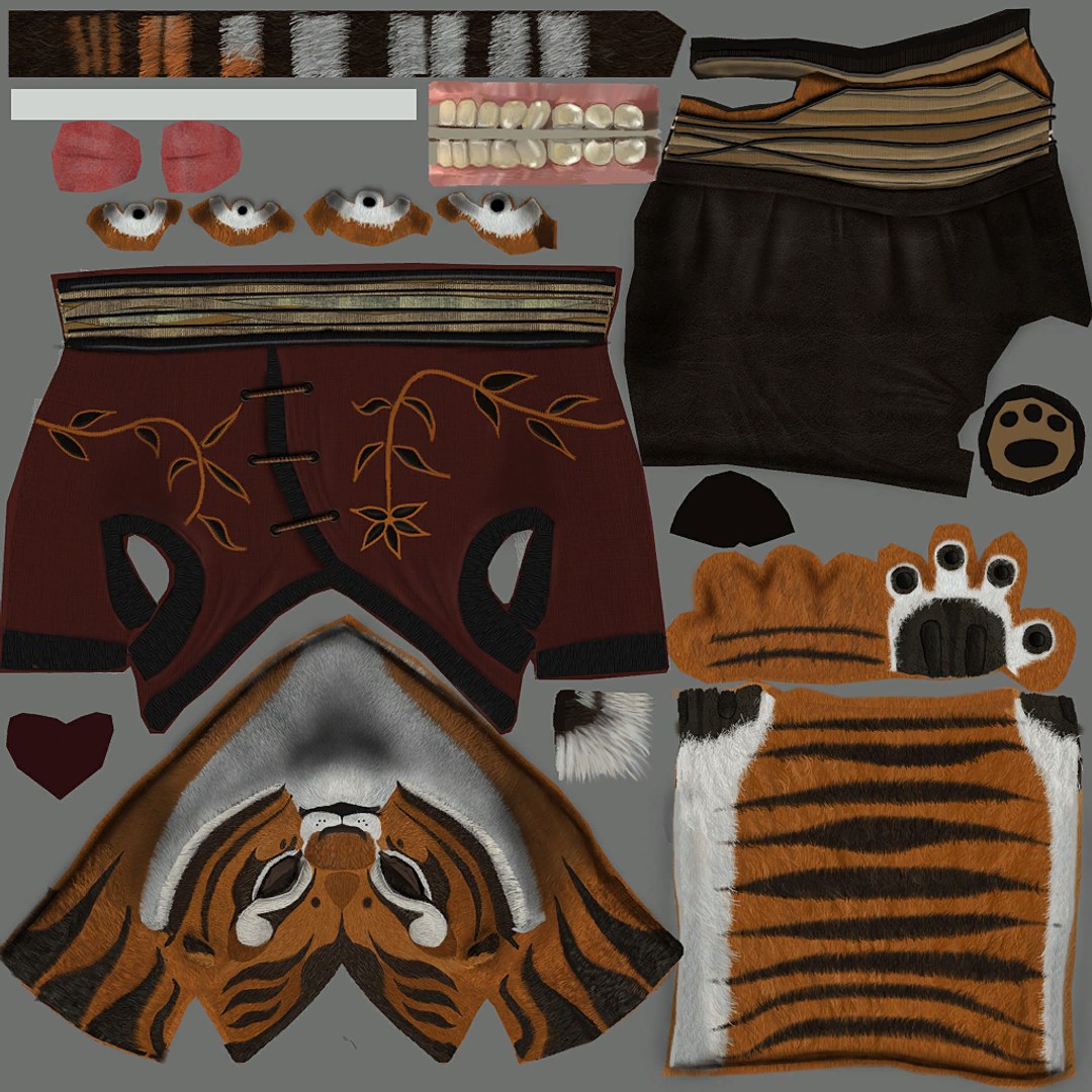 3D Model Master Tigress - Kung Fu Panda - TurboSquid 2397679
