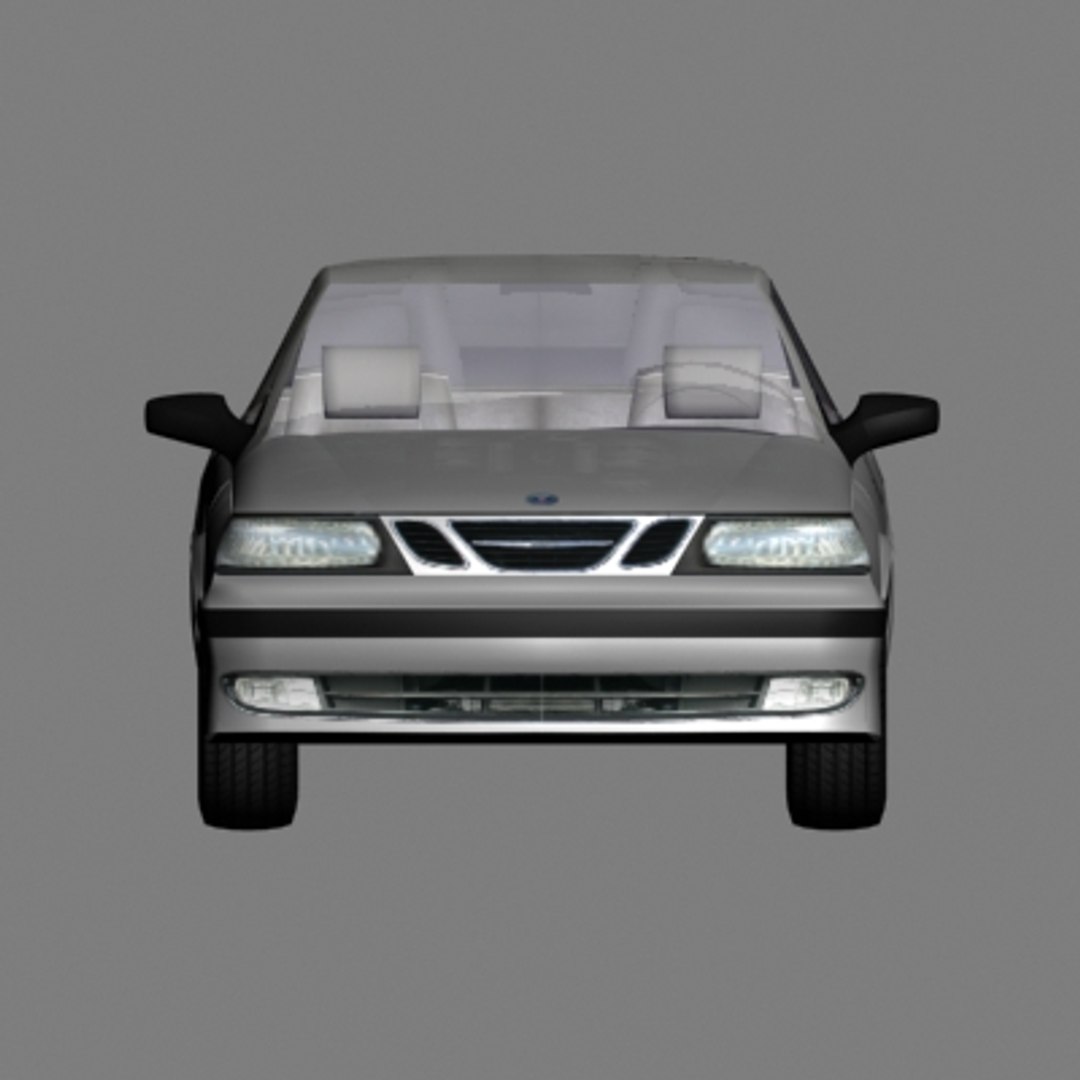 3dsmax Saab Luxury Sedan Car