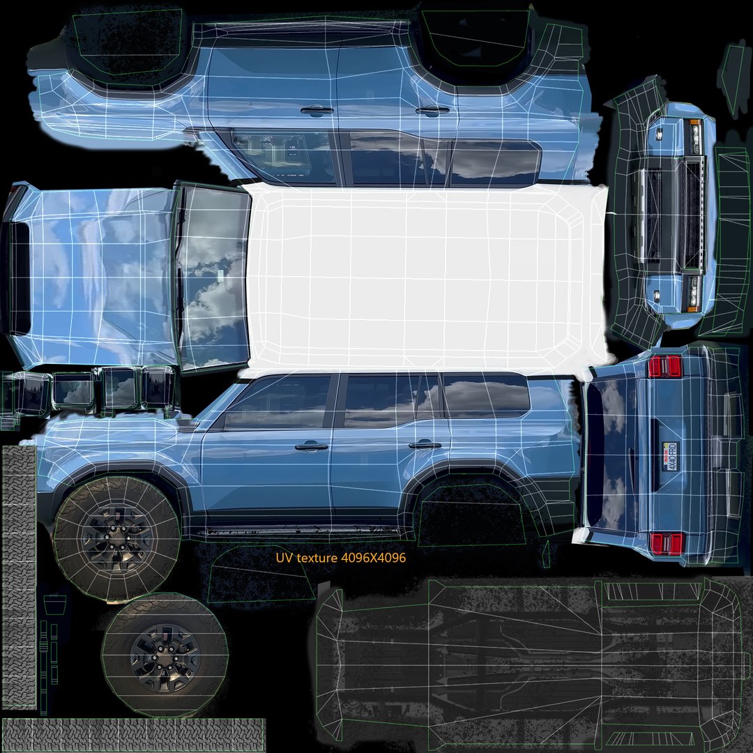 3D Suv Offroad Car Low Poly Model - TurboSquid 2370061