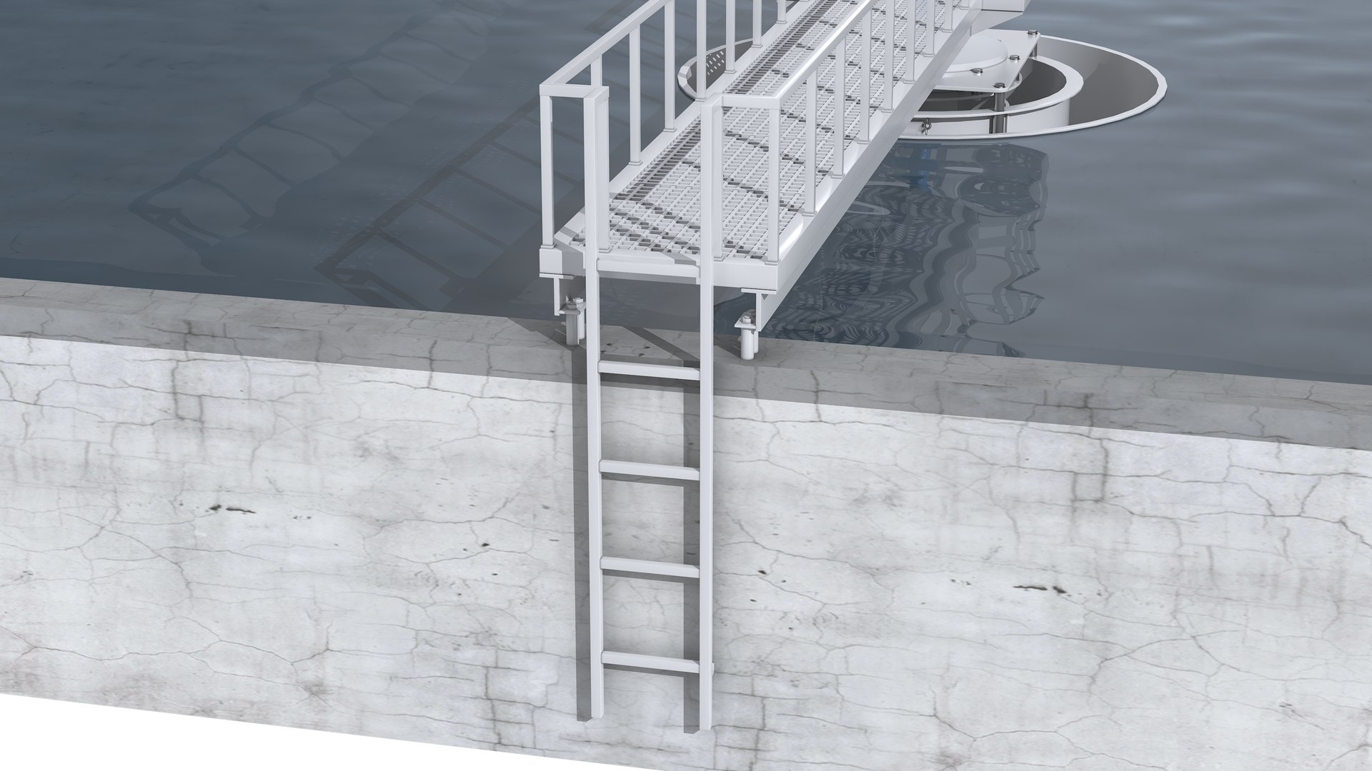 3D Wastewater Treatment Basin - TurboSquid 2340845