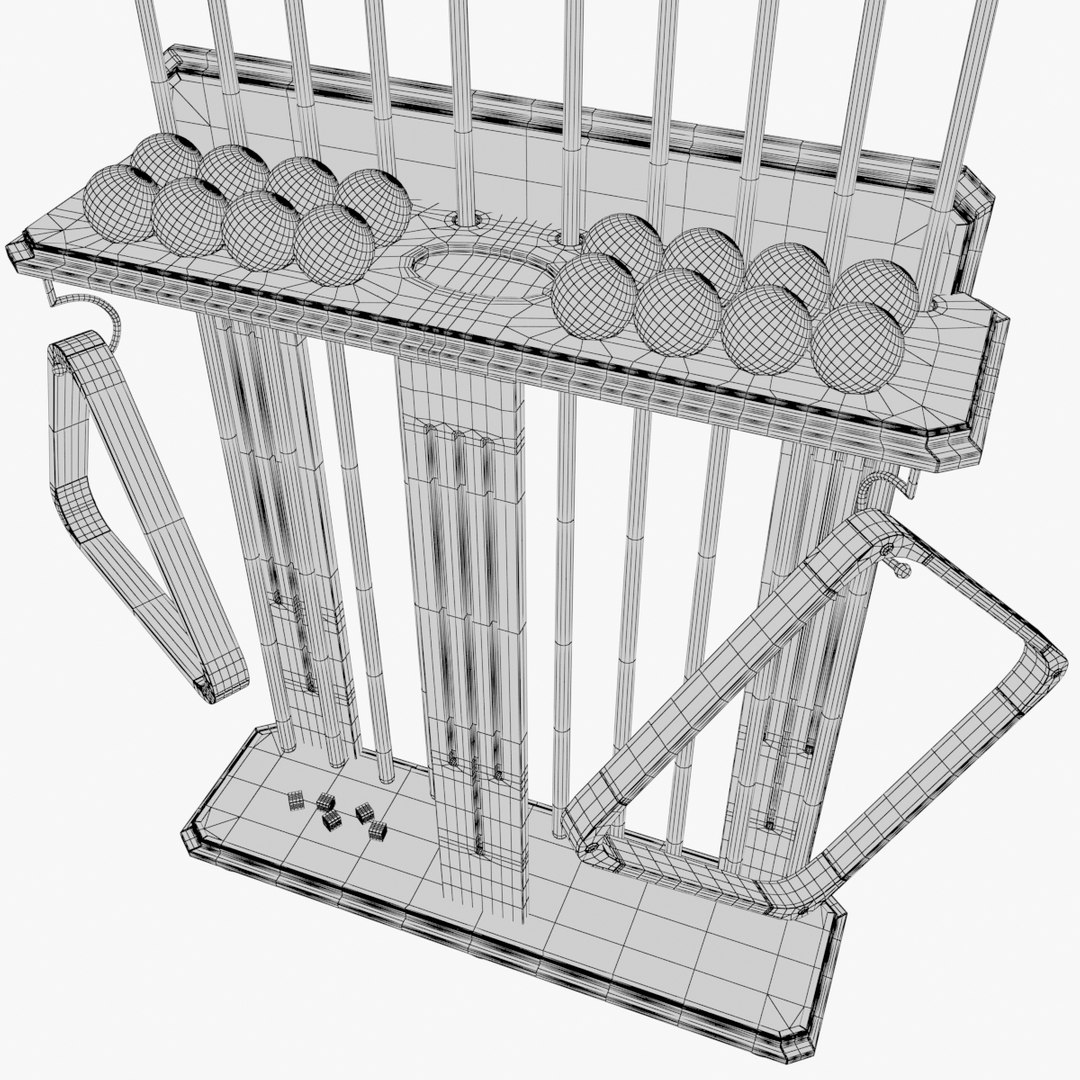 3d Realistic Pool Table 01 Model
