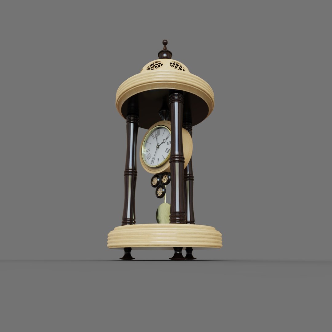 3D Clock Eclectic Style DIY - TurboSquid 2152826