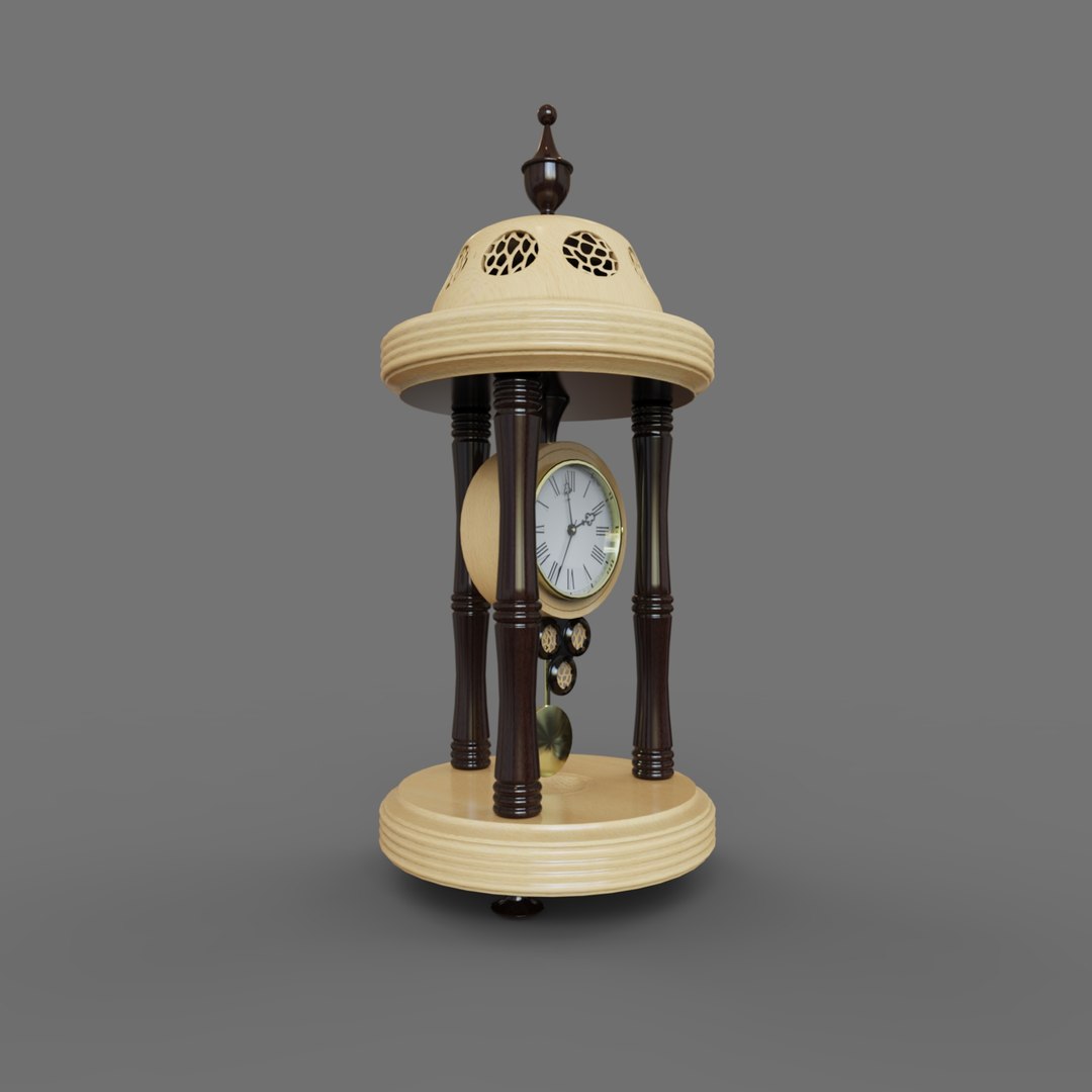 3D Clock Eclectic Style DIY - TurboSquid 2152826