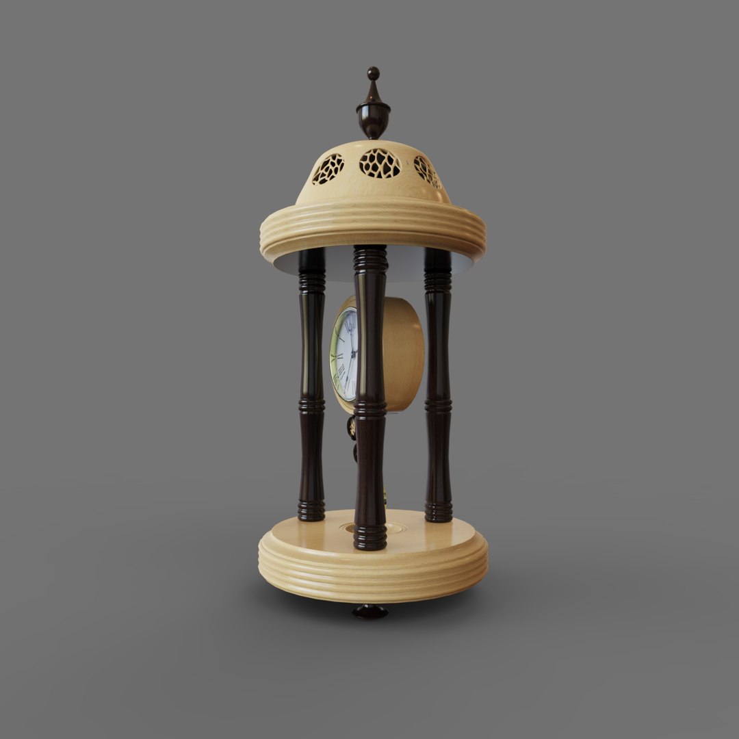 3D Clock Eclectic Style DIY - TurboSquid 2152826