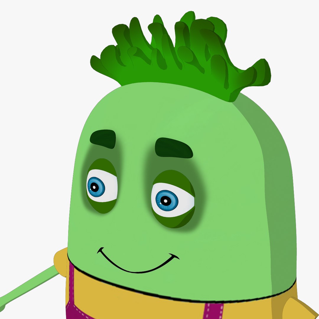 3d Model Low-poly Non Rigged Bean