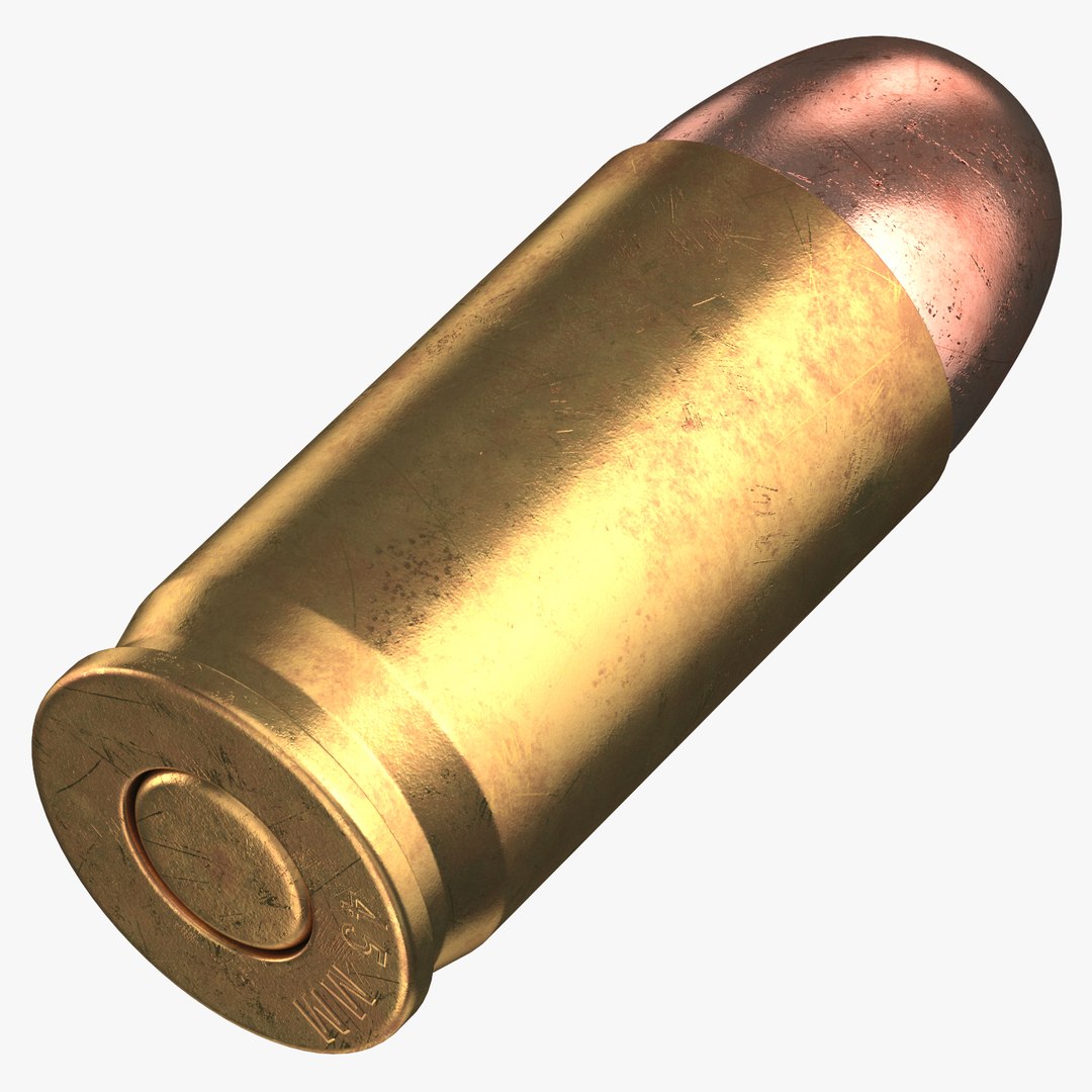 Bullets 45 mm model - TurboSquid 1396555