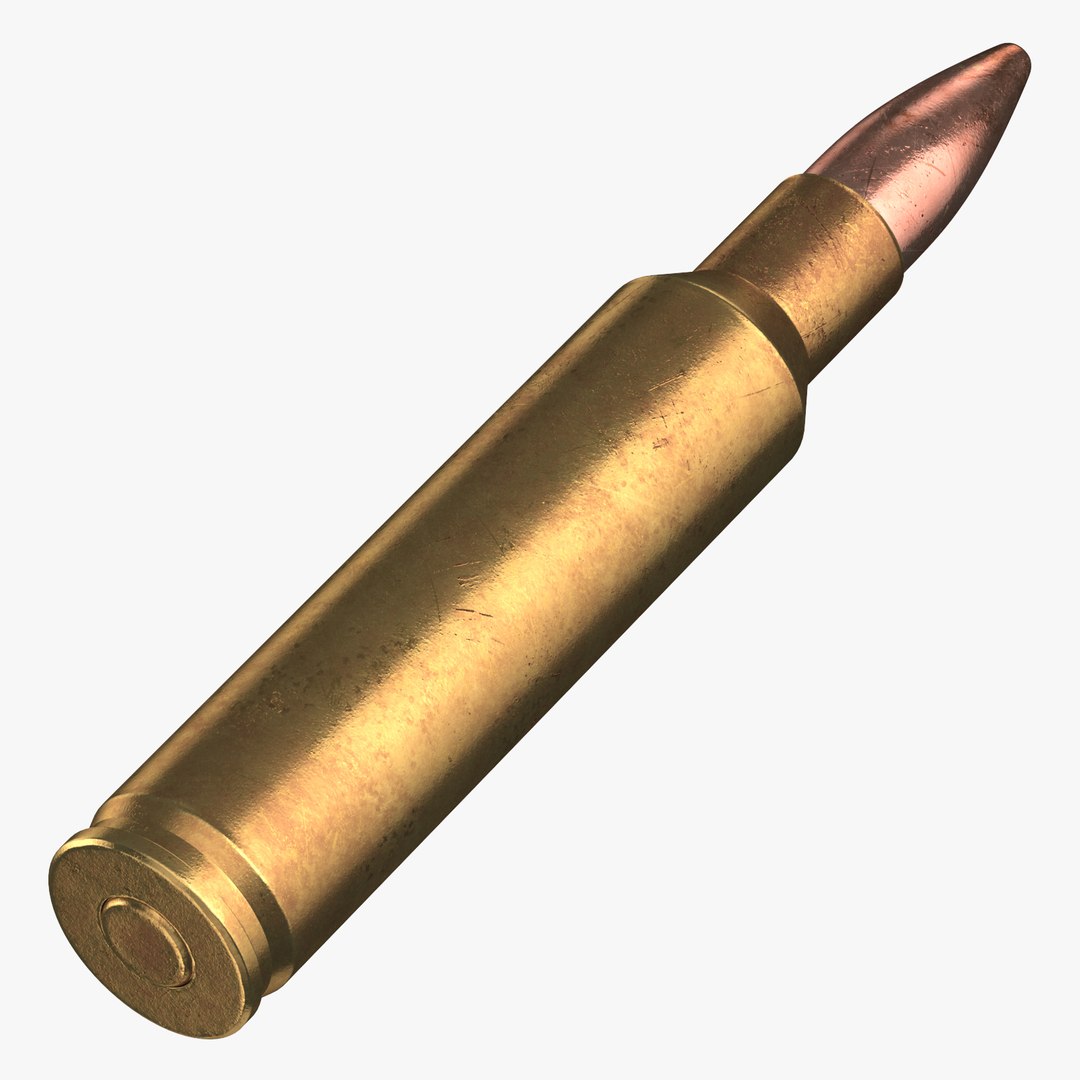 Bullets 45 mm model - TurboSquid 1396555