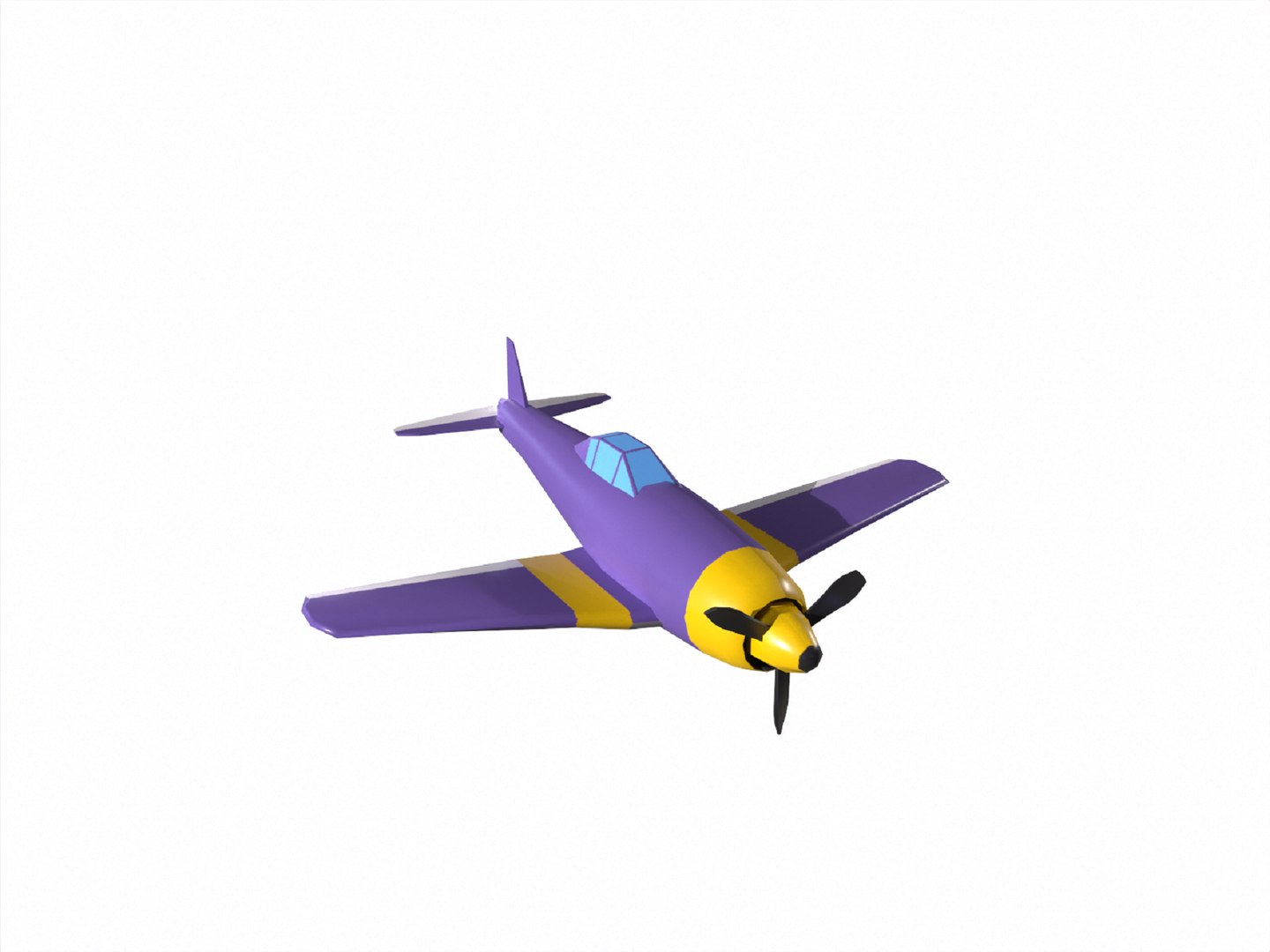 Stylized Plane 3 3D - TurboSquid 1807045