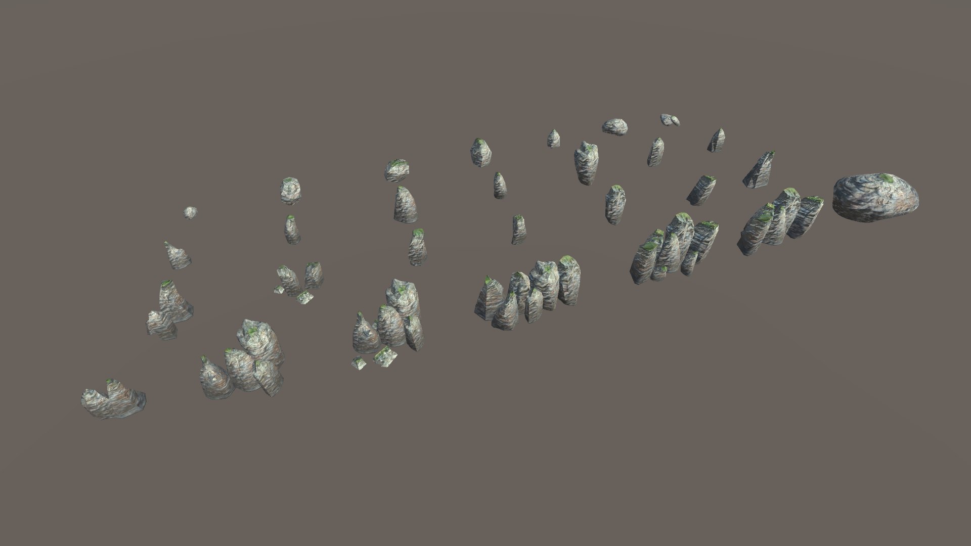 3D Model Low Poly Rocks Collection - TurboSquid 1979365