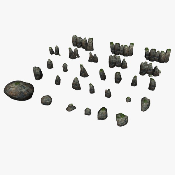 Low Poly Rocks Collection 3D 모델 - TurboSquid 1979365