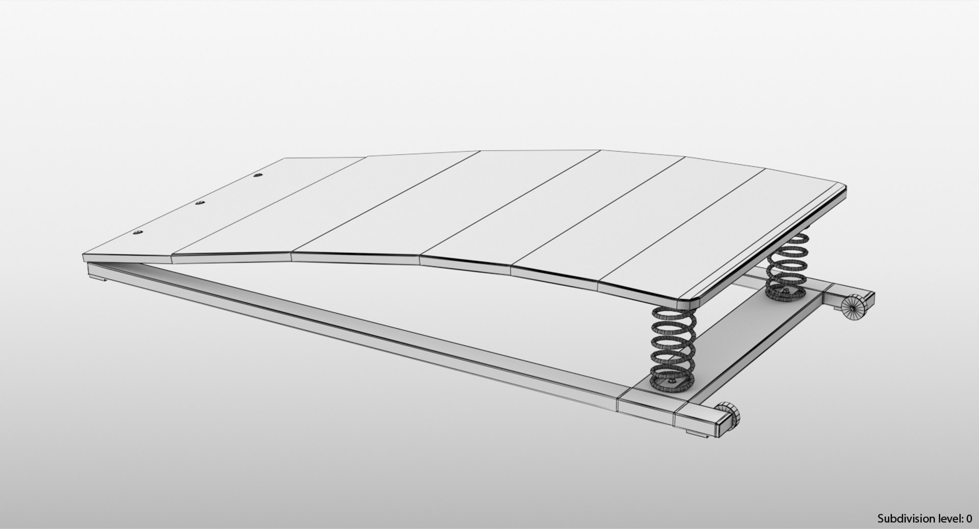 3D Realistic Gymnastic Springboard - TurboSquid 1366030