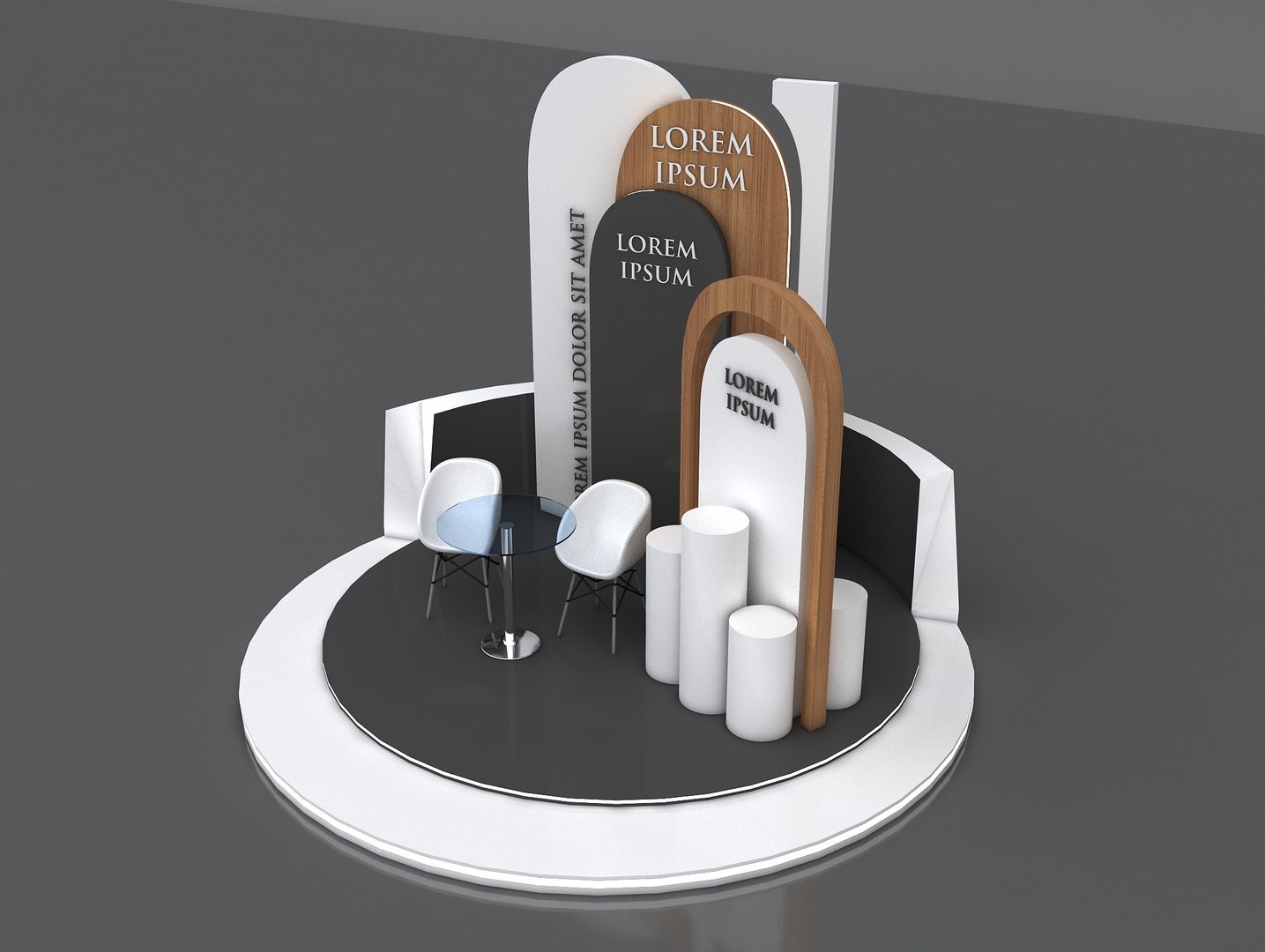 Booth Display 3D Model - TurboSquid 2078307