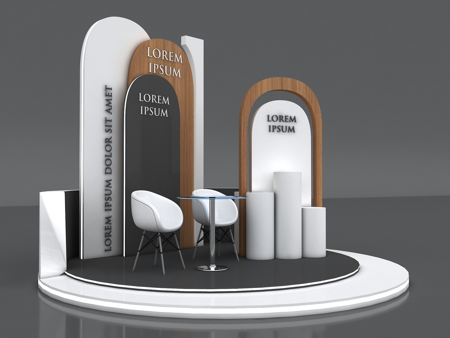 Booth Display 3D Model - TurboSquid 2078307