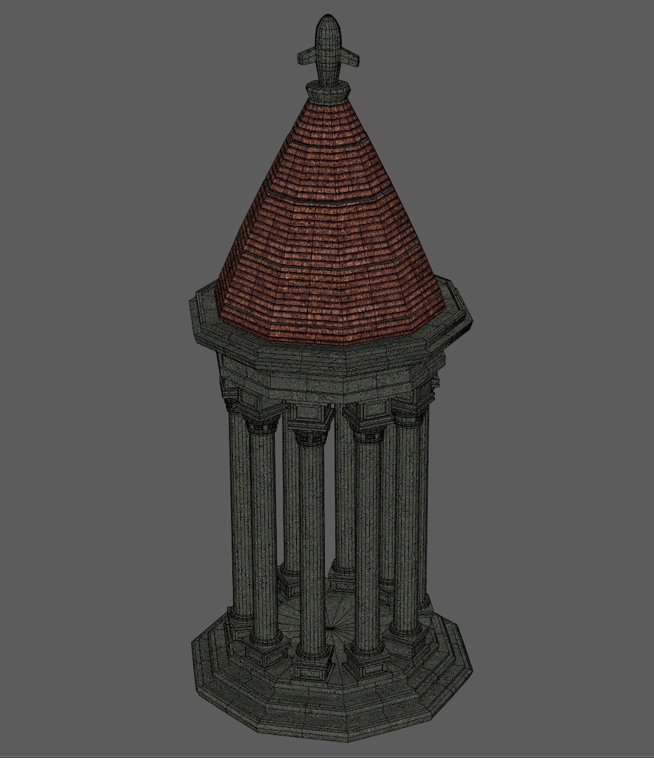 Mini Chapel Dome 3D model - TurboSquid 1721091