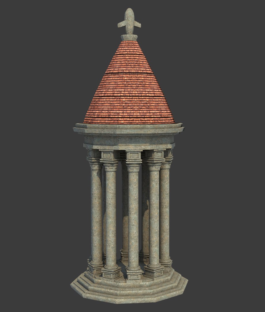 Mini Chapel Dome 3D model - TurboSquid 1721091