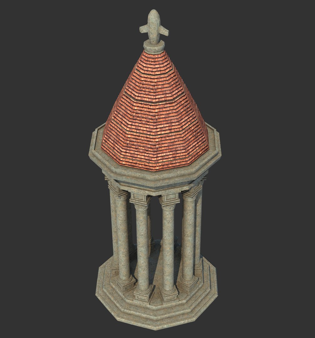 Mini Chapel Dome 3D model - TurboSquid 1721091