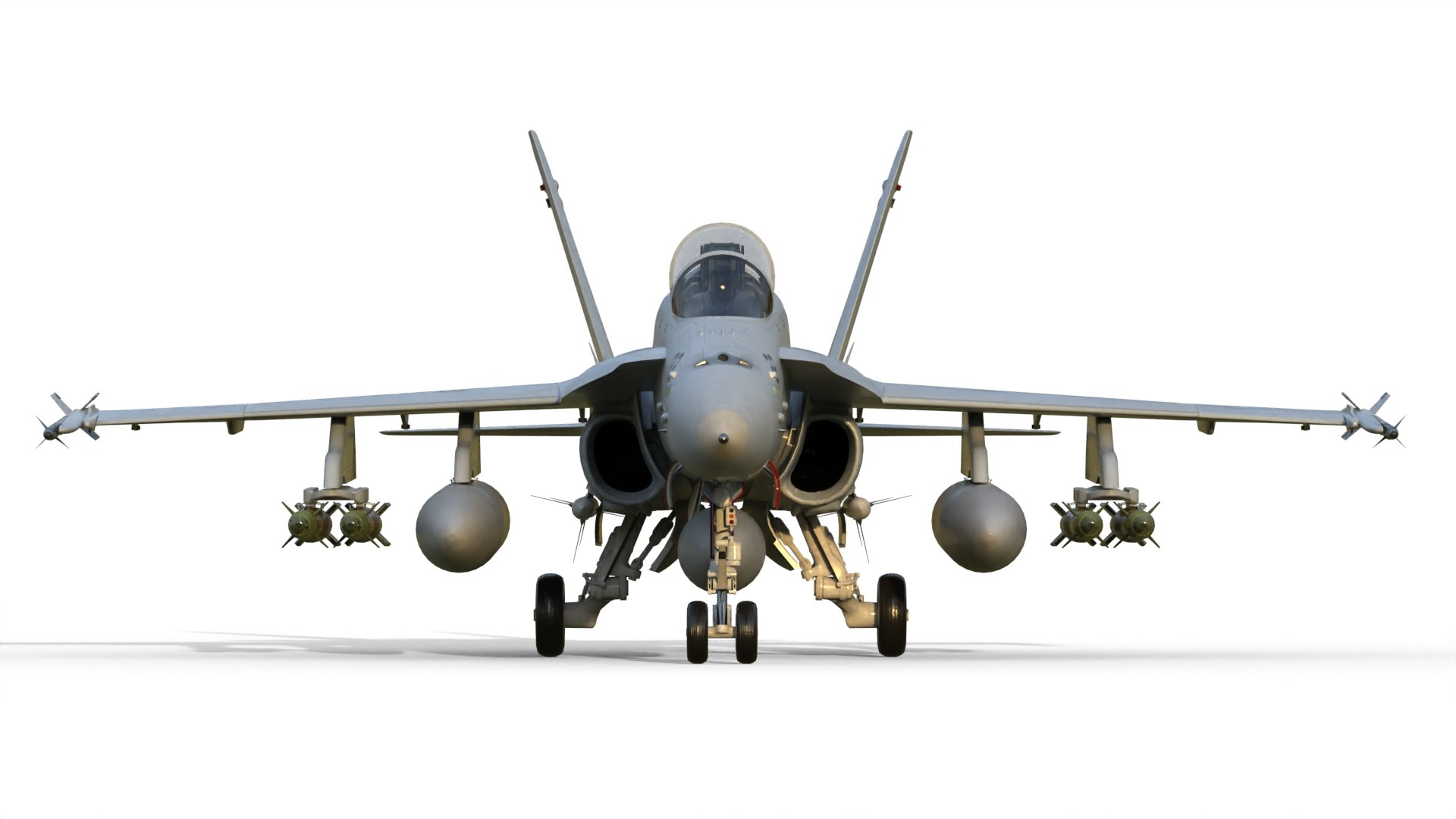 3D F-18 Hornet Model - TurboSquid 2037499