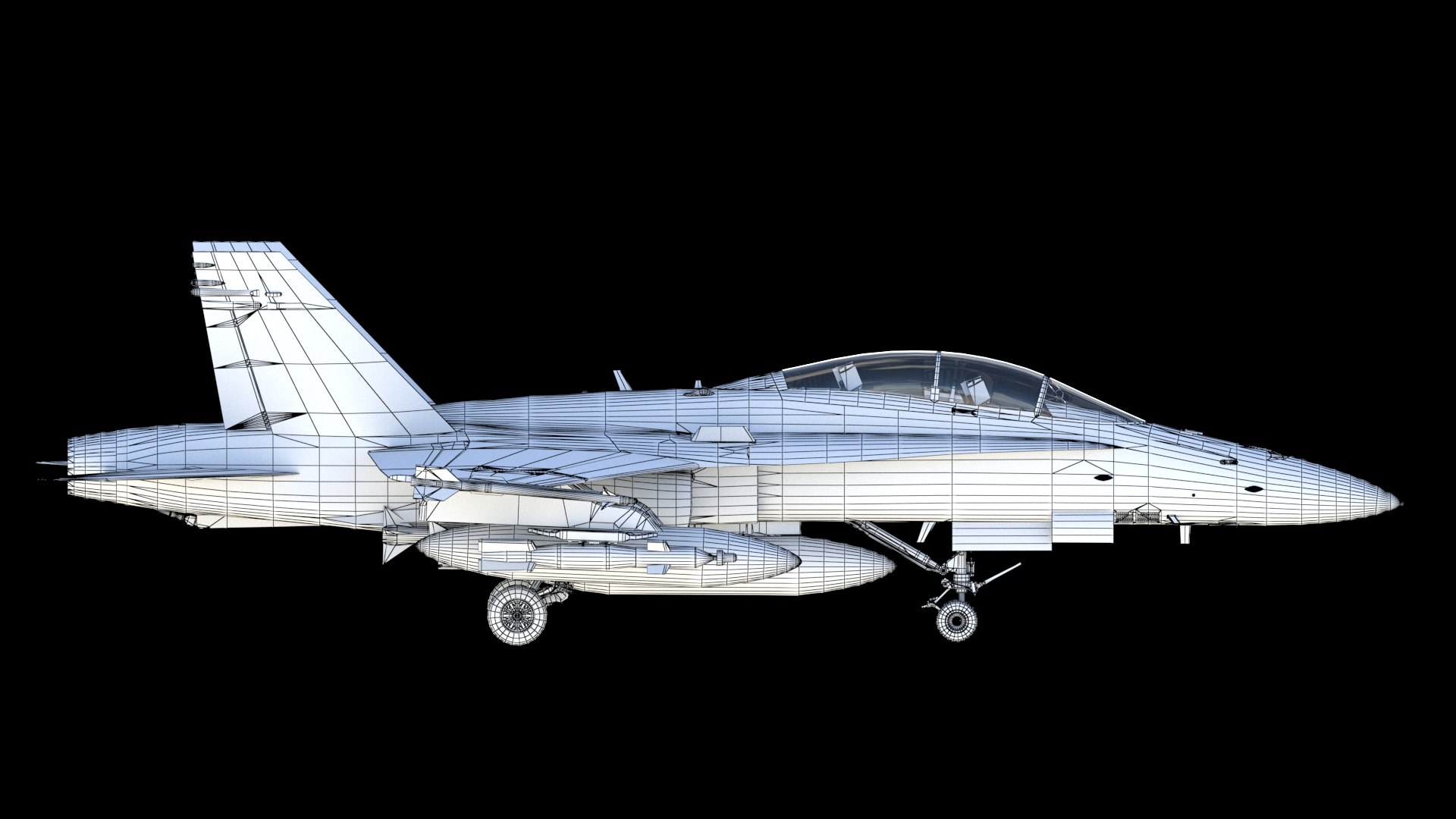 3D F-18 Hornet model - TurboSquid 2037499