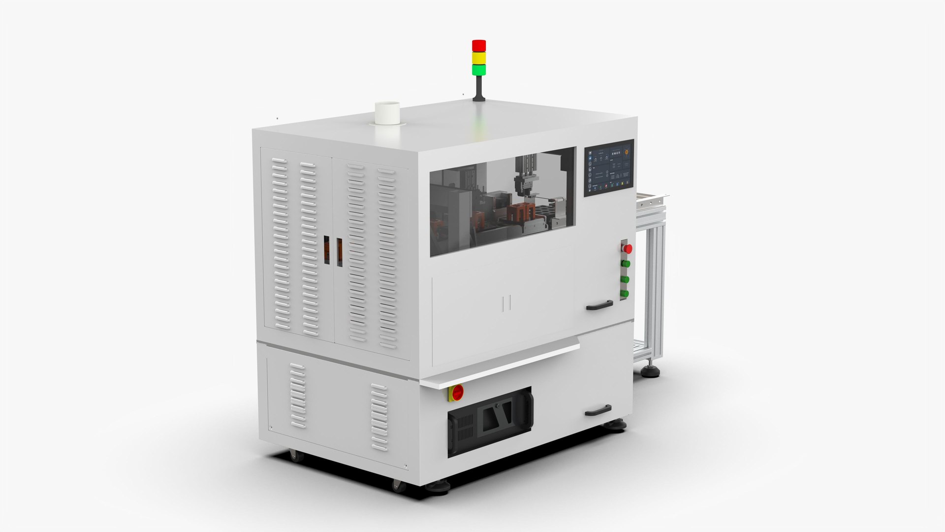 Automatic Micro Motor Shaft Surface Marking Machine 3D - TurboSquid 2013618