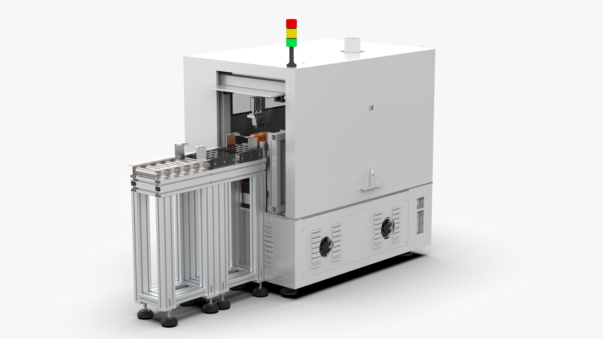 Automatic Micro Motor Shaft Surface Marking Machine 3D - TurboSquid 2013618
