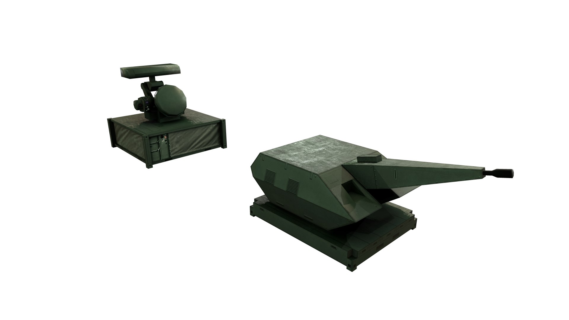 3D модель OERLIKON SKYSHIELD противовоздушная оборона - TurboSquid 1380882