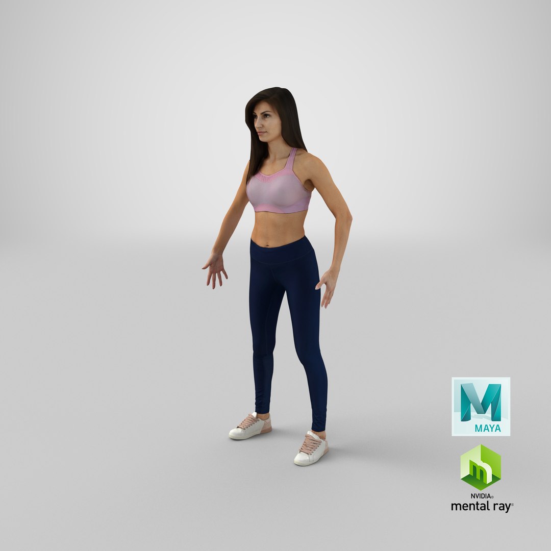 3D Suzanne Sport A Pose - TurboSquid 1971323