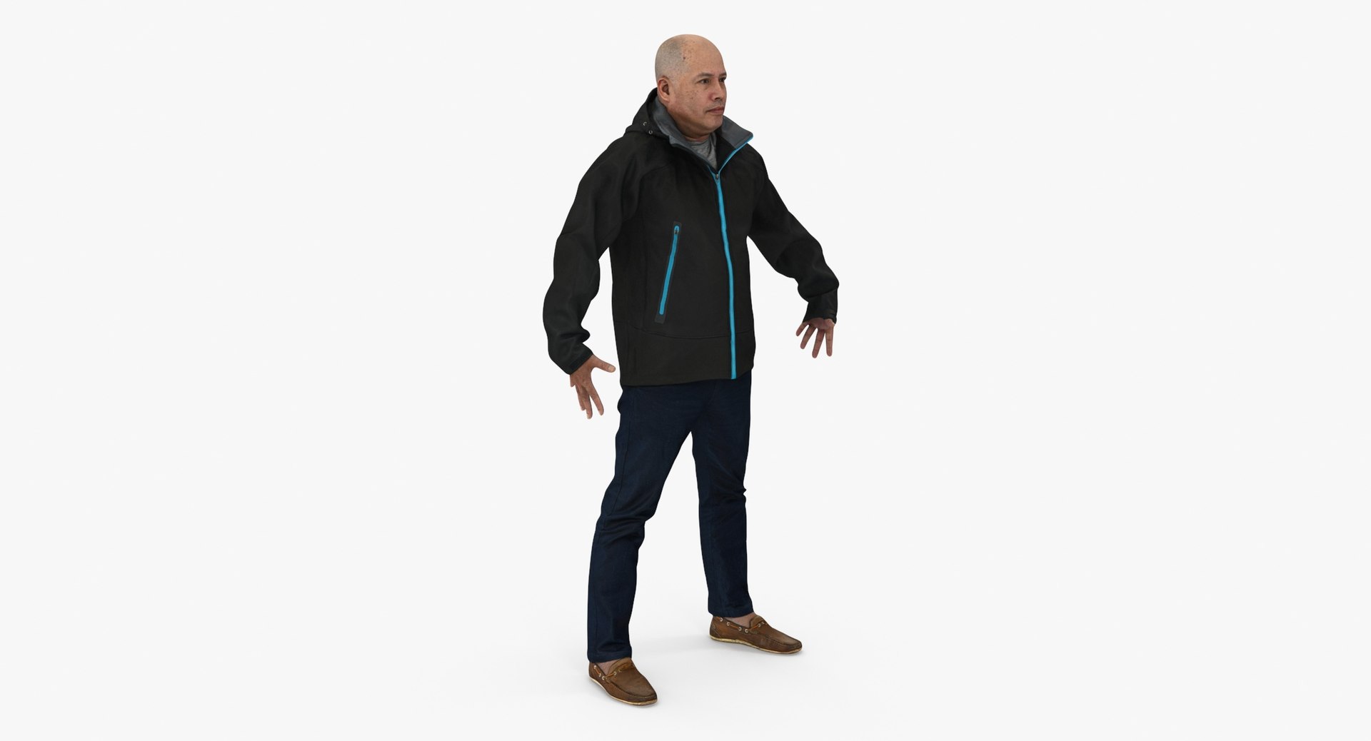 3D Alistair Casual Winter A Pose - TurboSquid 1961500