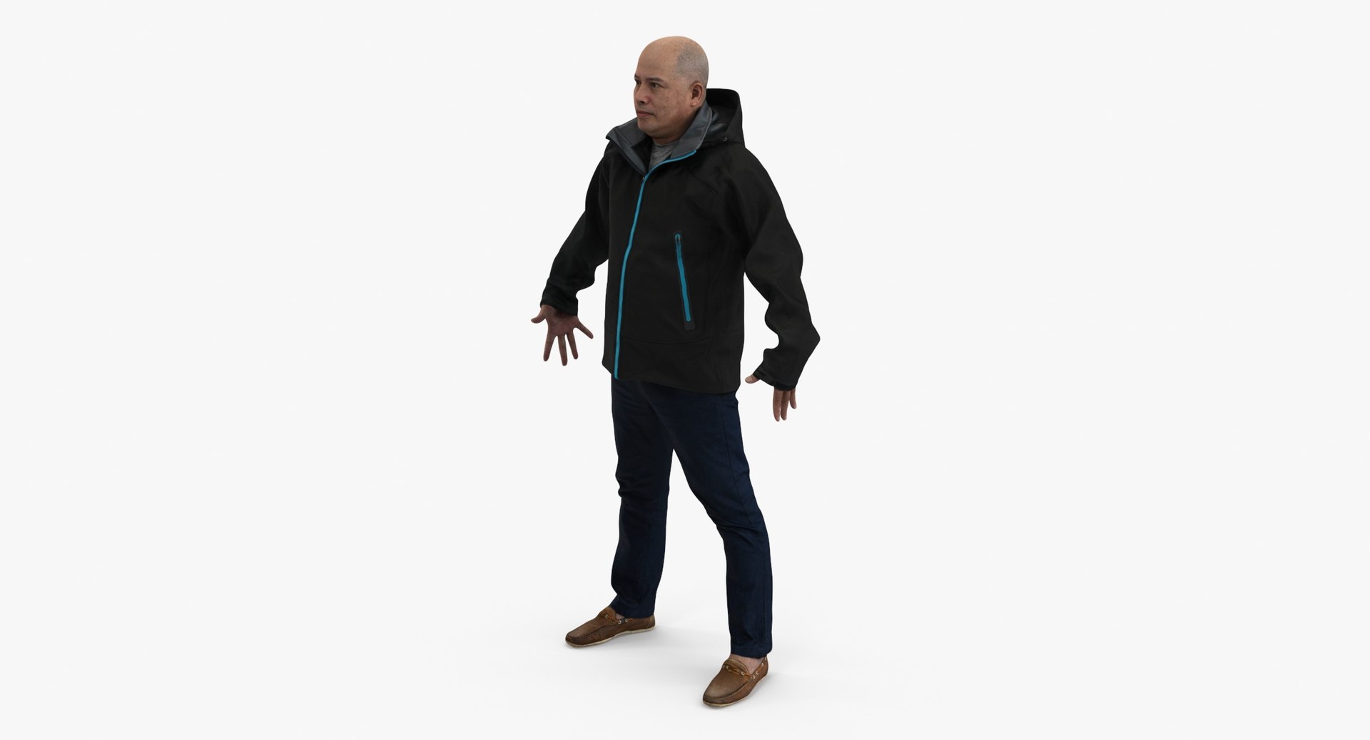 3D Alistair Casual Winter A Pose - TurboSquid 1961500
