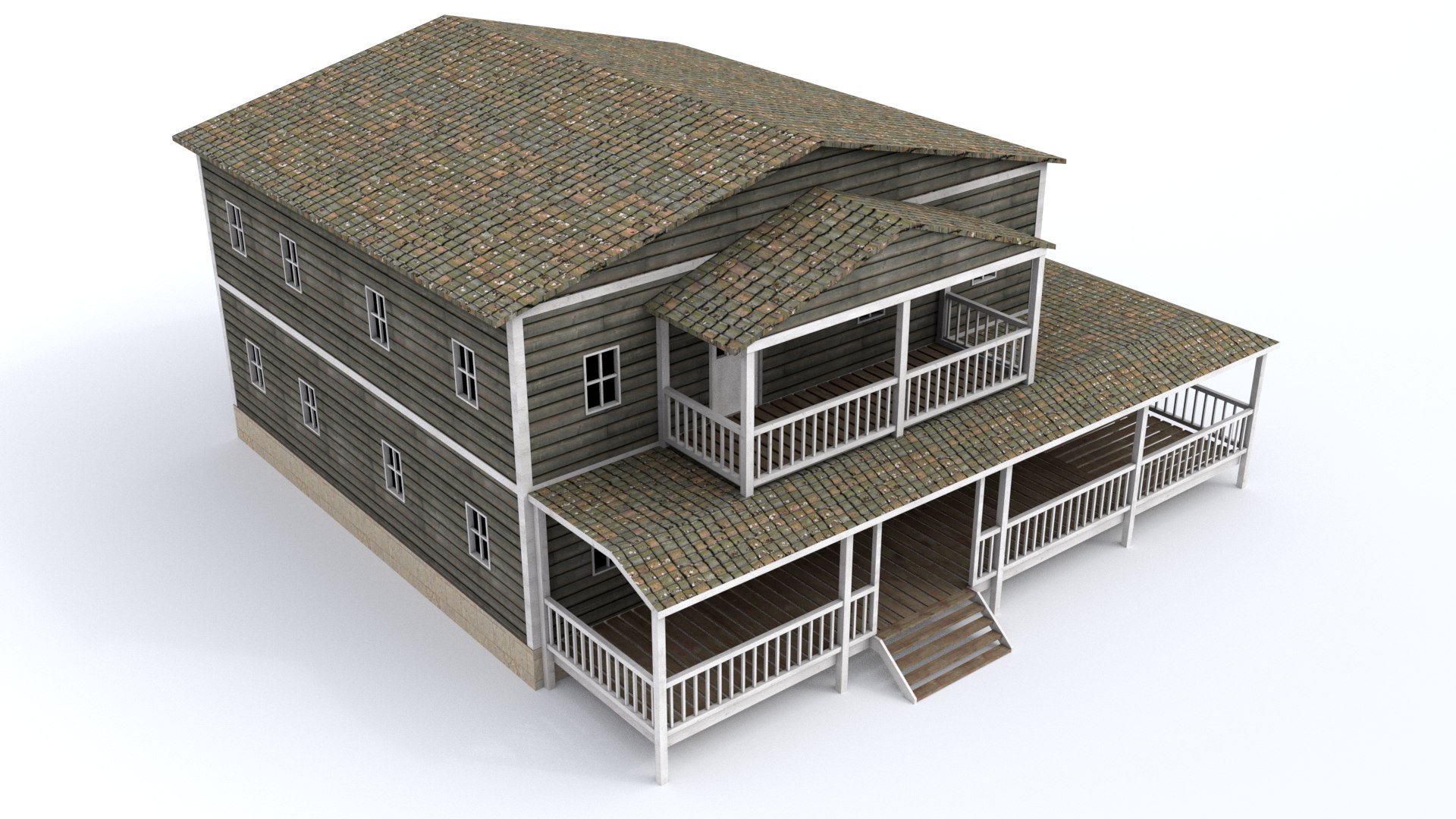 3D Western Ranch - TurboSquid 1429528