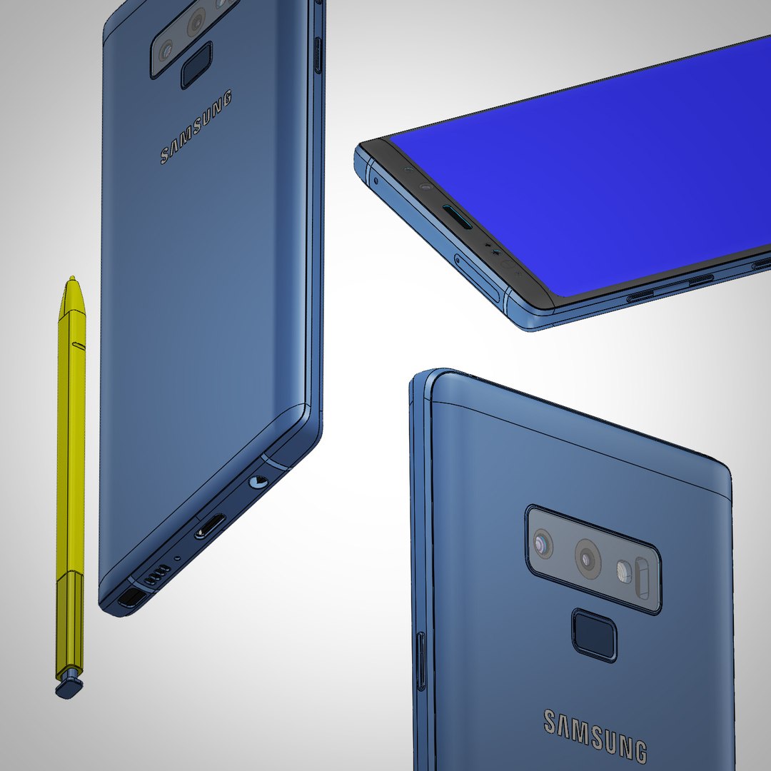 3D Samsung Galaxy Note 9 Model - TurboSquid 1315090