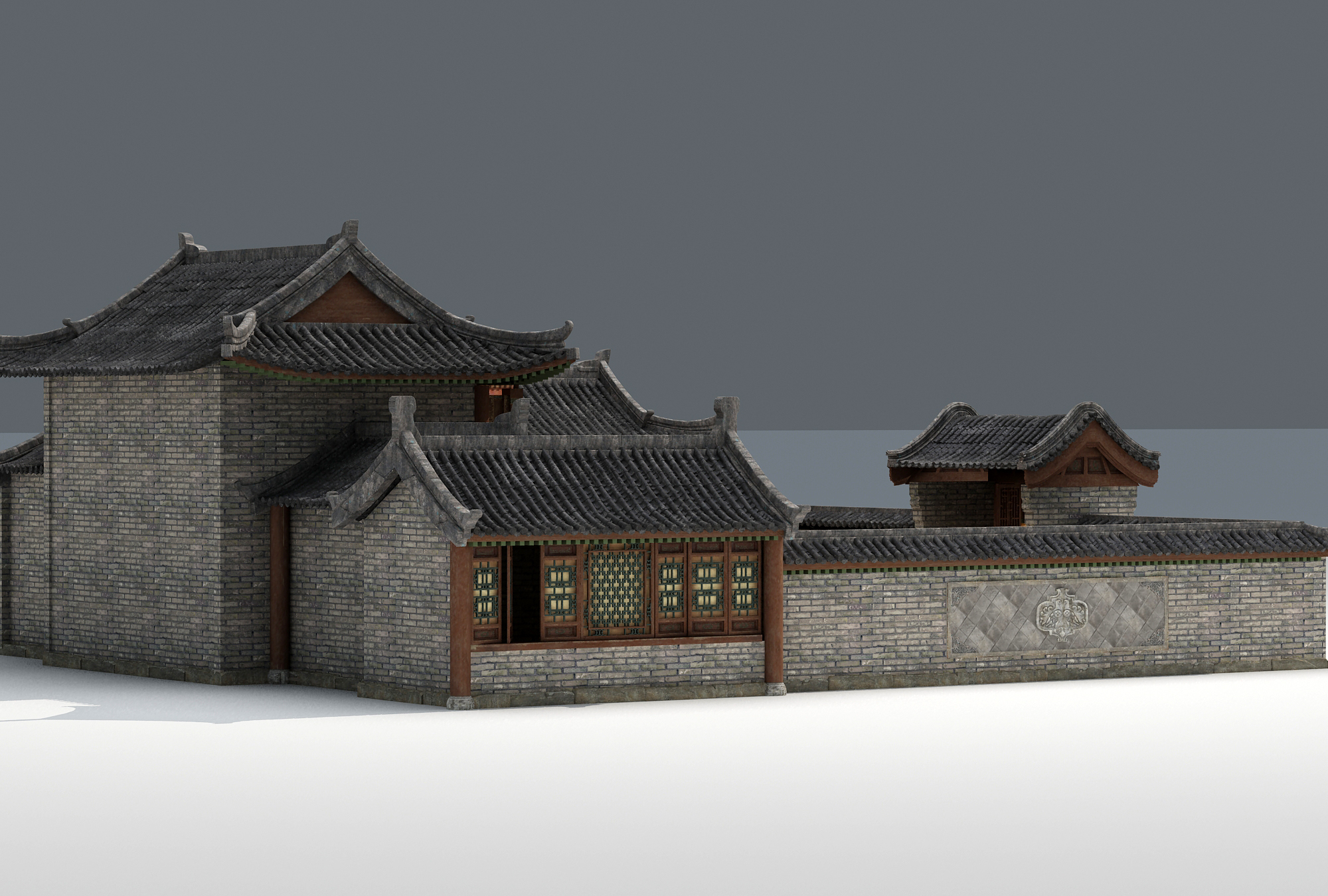 Chinese house 3D model - TurboSquid 1623516