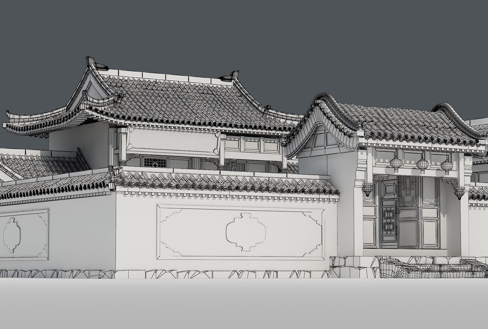 Chinese House 3D Model - TurboSquid 1623516
