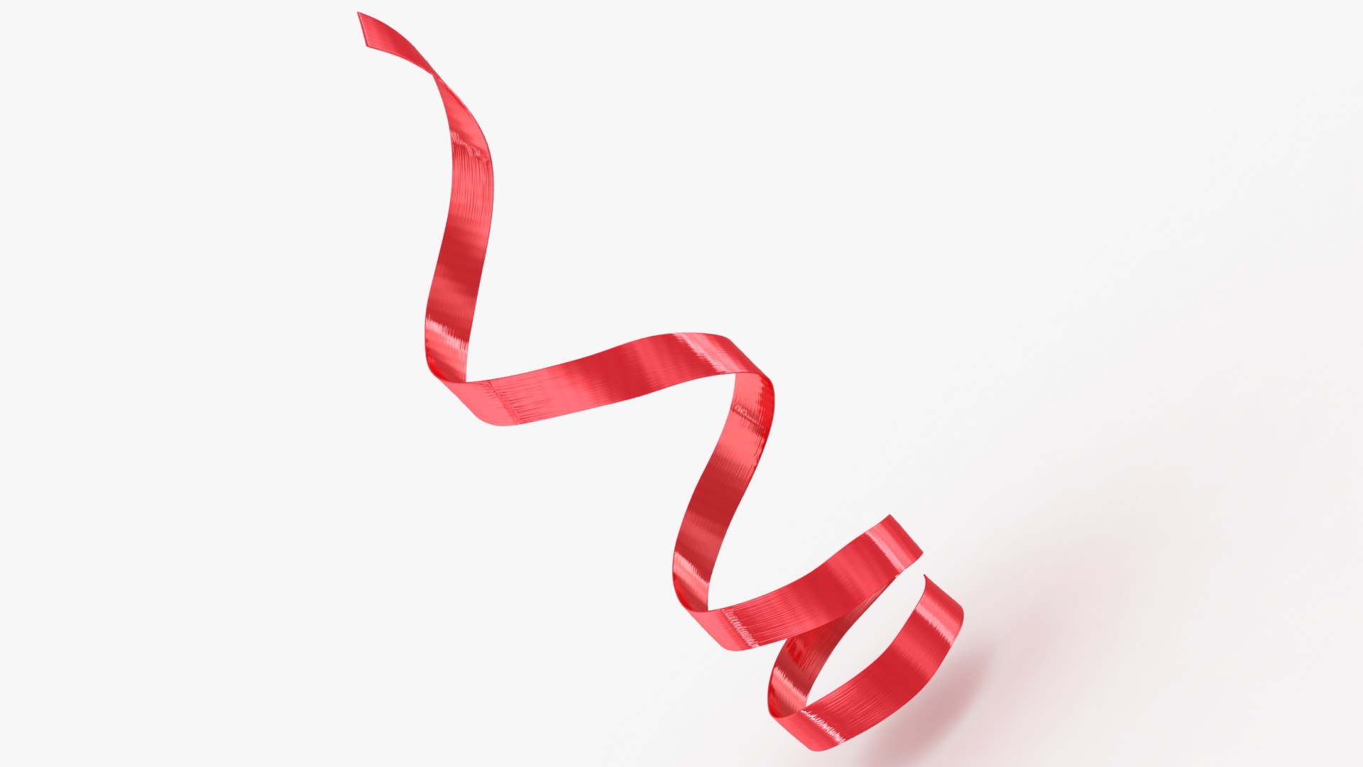 3D curly ribbon set - TurboSquid 1649299