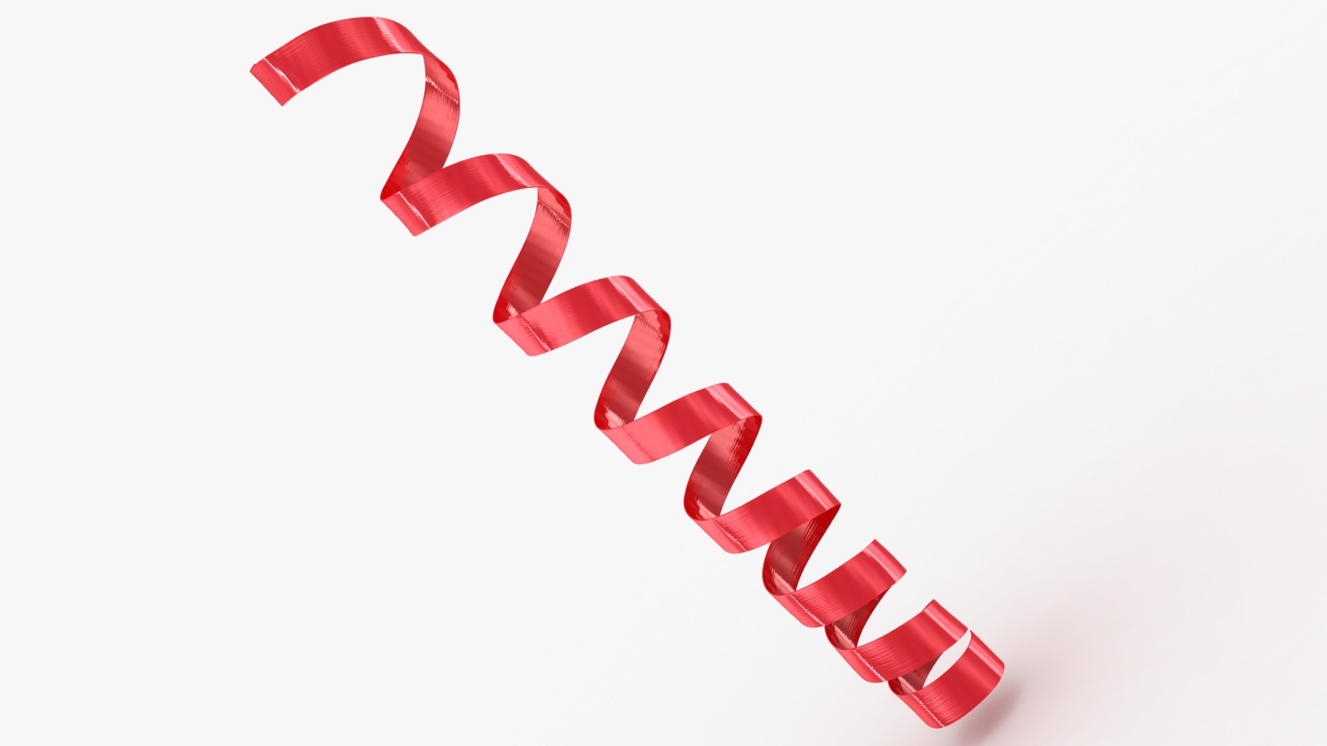 3D curly ribbon set - TurboSquid 1649299