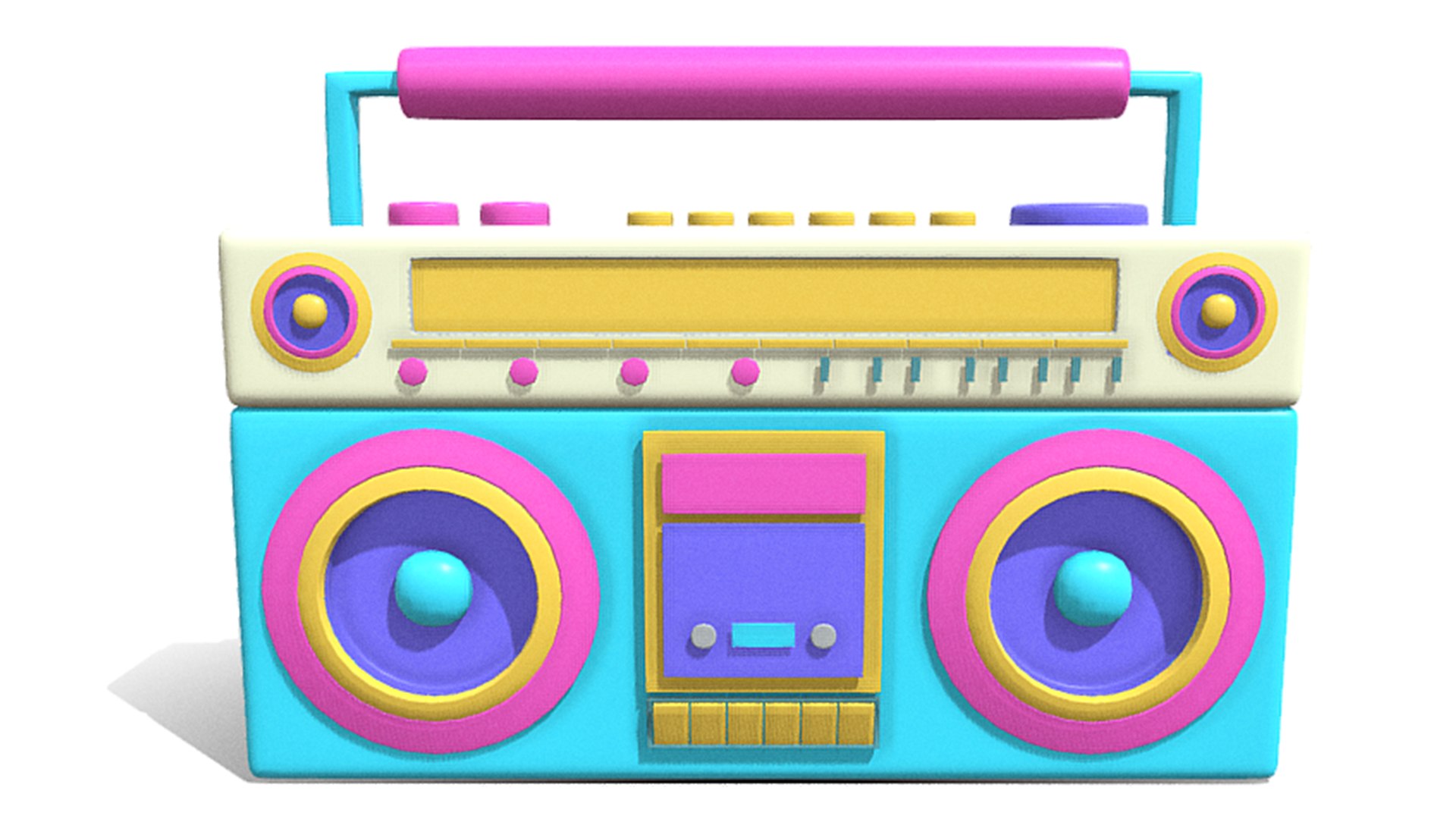 3D Boombox - TurboSquid 2148887