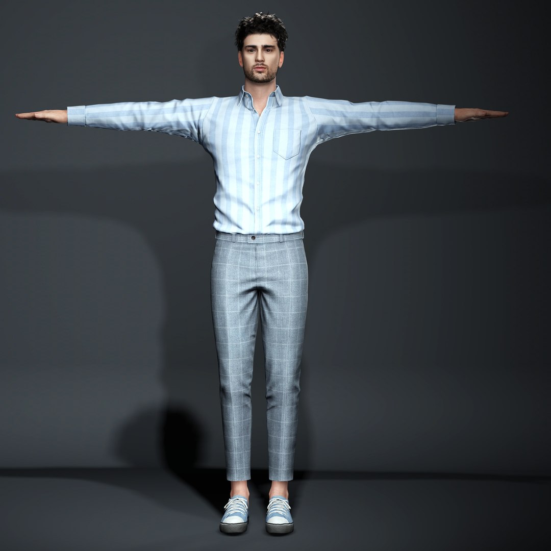 Zayn Malik 3D Model - Hyper Realistic - Low Poly 3D Model 3D ...