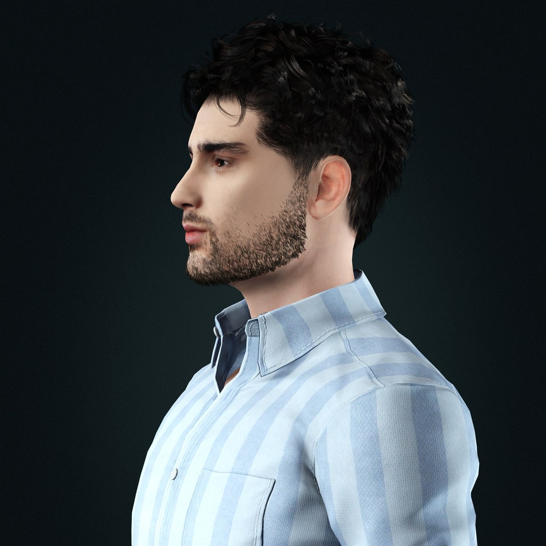 Zayn Malik 3D Model - Hyper Realistic - Low Poly 3D Model 3D ...