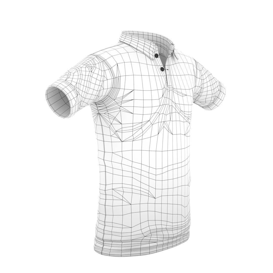 3D polo shirt model - TurboSquid 1555411