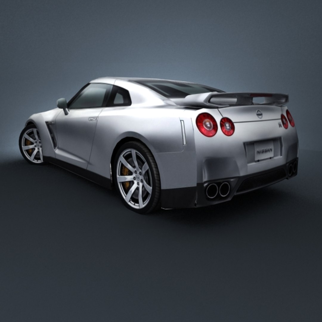 3d Model Nissan Skyline Gt-r 2009
