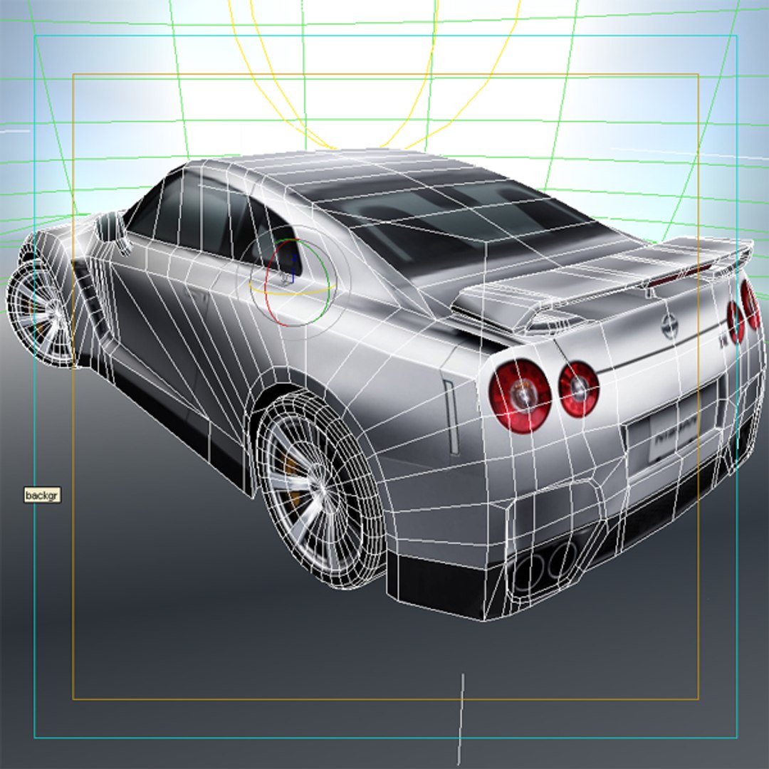 3d Model Nissan Skyline Gt-r 2009