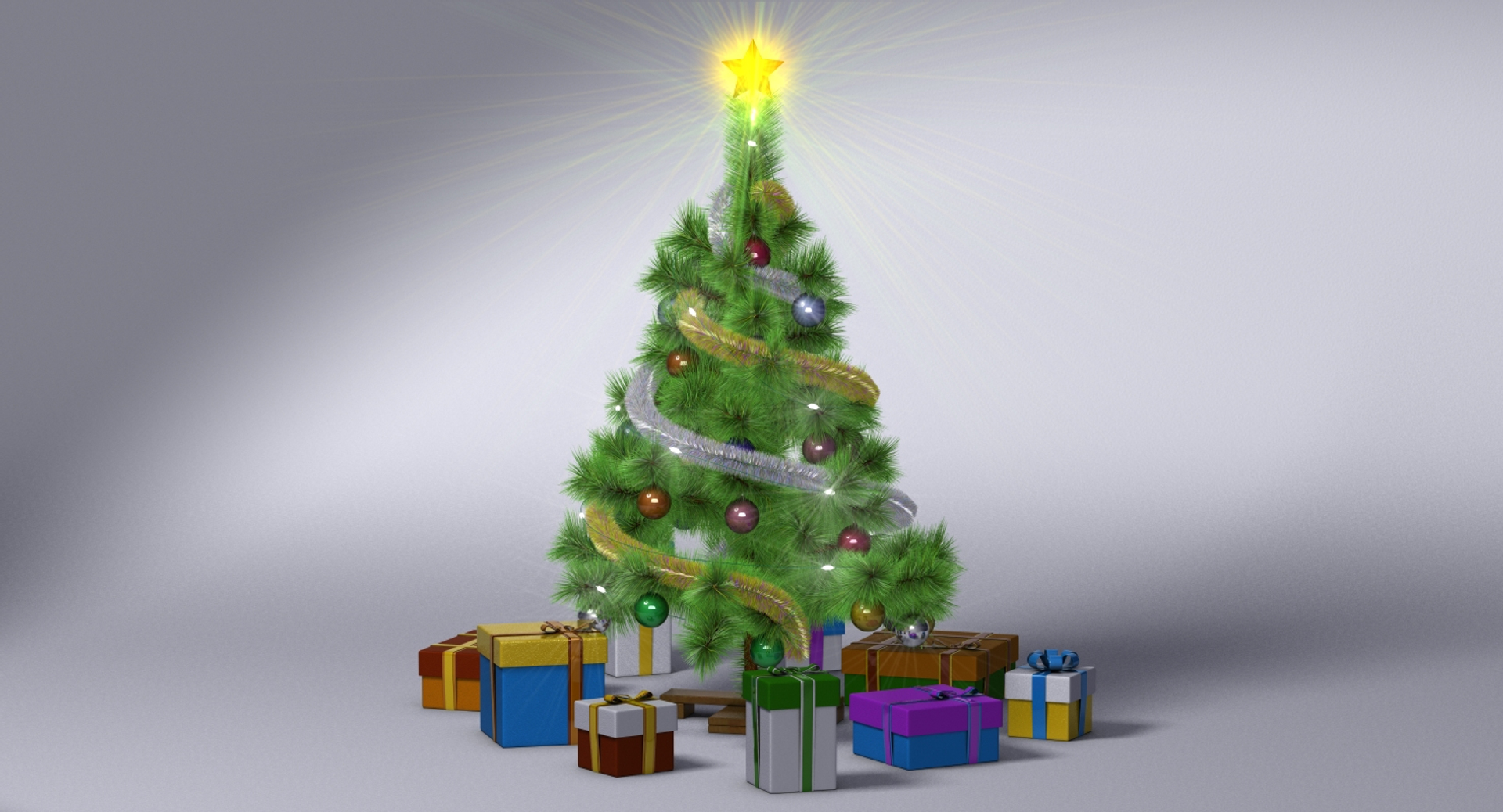 max mini christmas tree animation