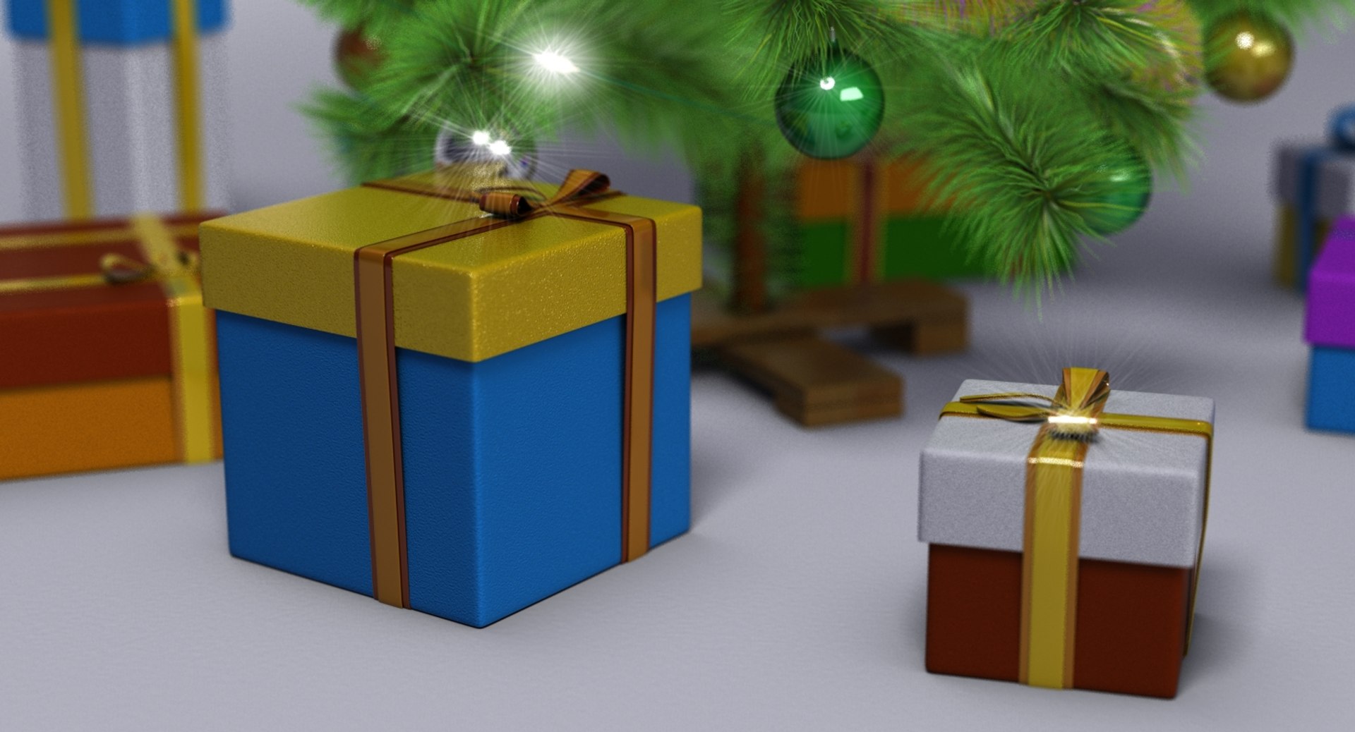 max mini christmas tree animation