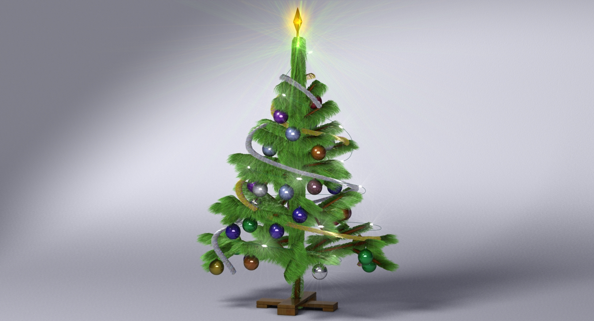 max mini christmas tree animation