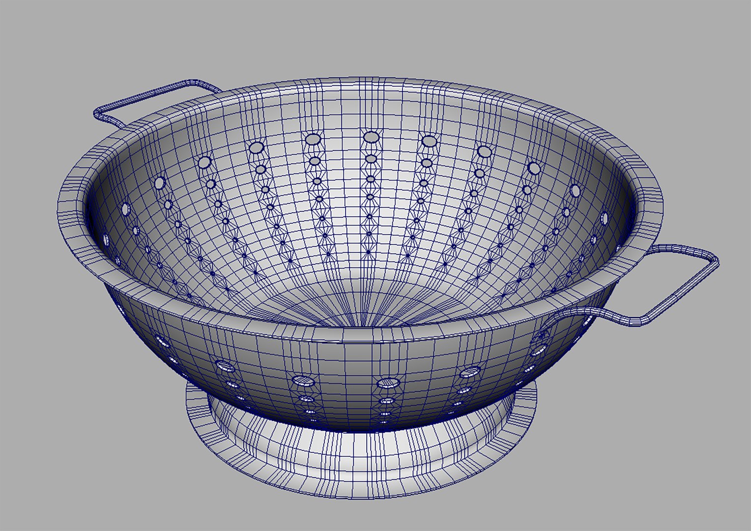 3D Model Colander Kitchenware - TurboSquid 1668831