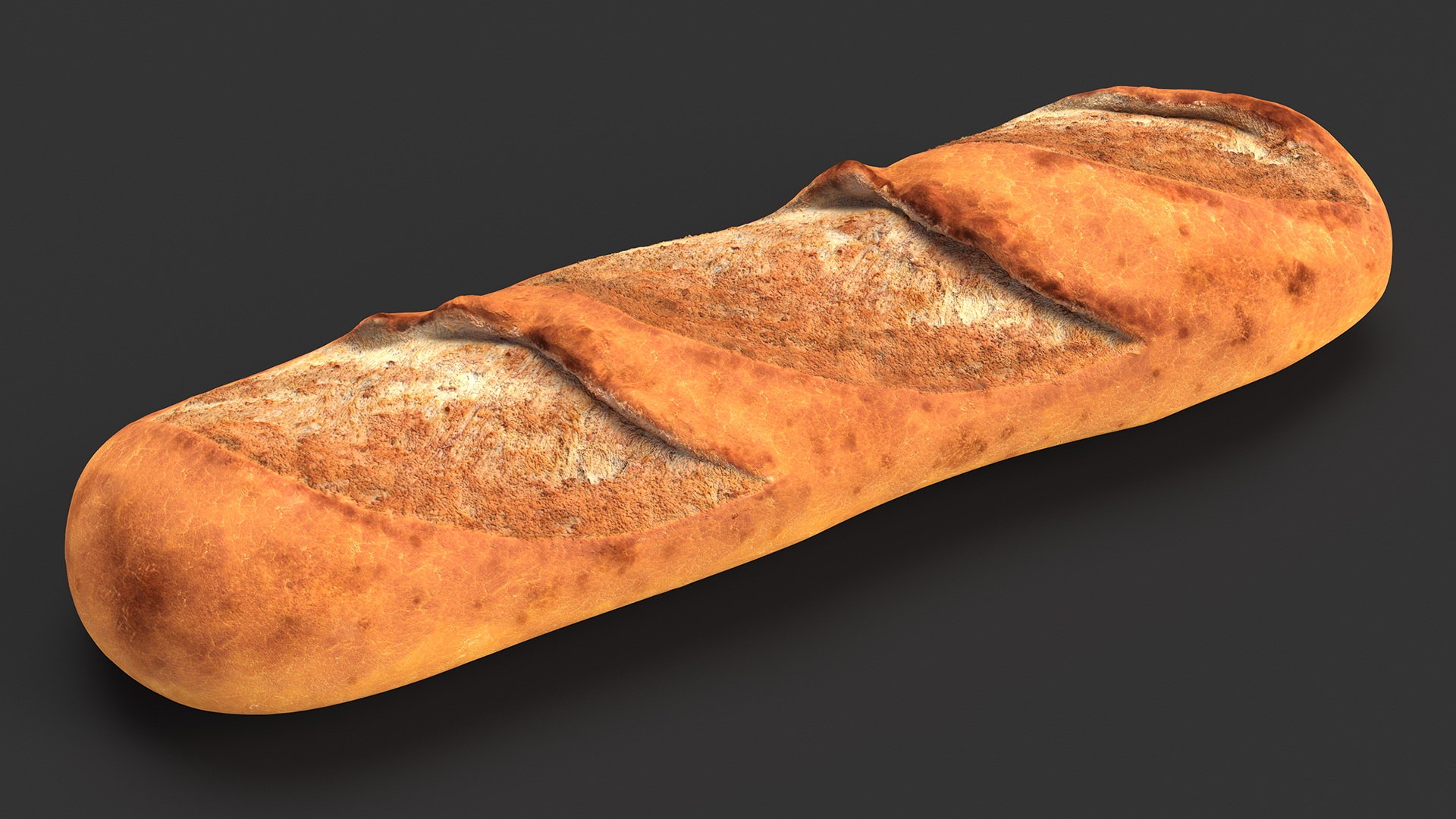 3D Realistic French Baguette Model - TurboSquid 2193880